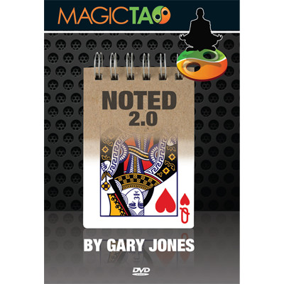 Noted 2.0 Red (DVD and Gimmick) by Gary Jones and Magic Tao - DVD : zauberbox.at
